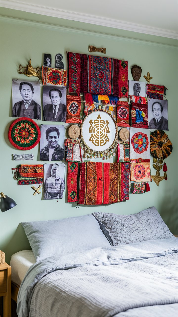 15+ Cozy Wall Collage To Decorate Your Bedroom - Homesnippets.com